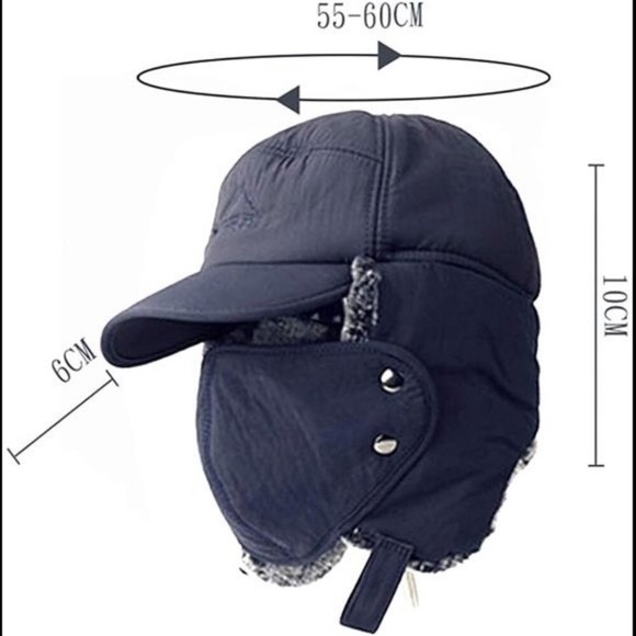 Winter Hats | Accessories | Mens Winter Warm Facemask Cap 3 In Bomber ...